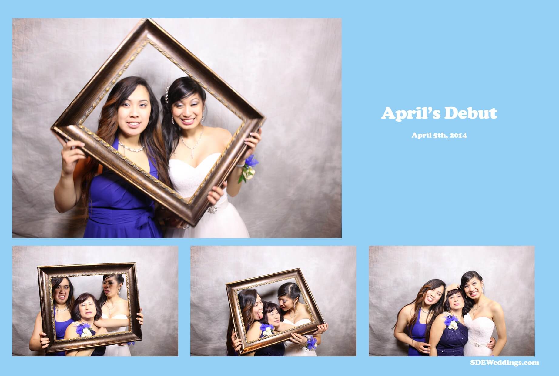 Filipino Birthday Deput Party Photobooth