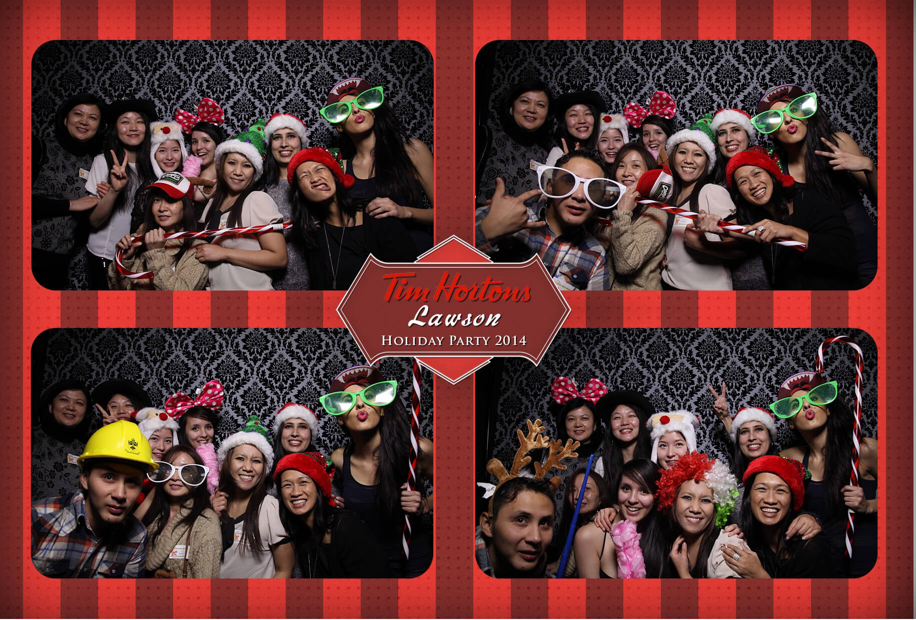 Toronto Rogers Centre Tim Hortons Holiday Party Photo Booth | SDE Weddings